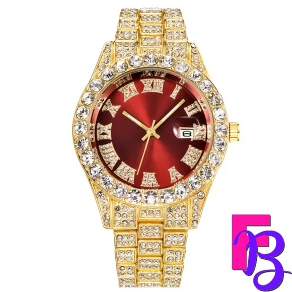 Urban Legend | Accessories | New Icey Mens Gold Watch | Poshmark